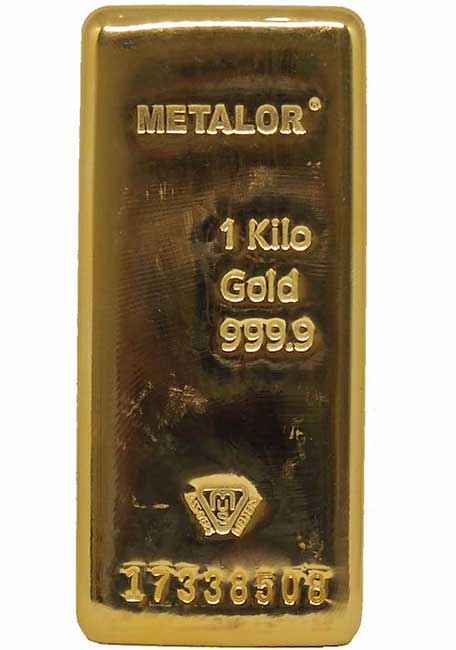 1 Kilo Gold Bar Metalor in Toronto | Toronto gold